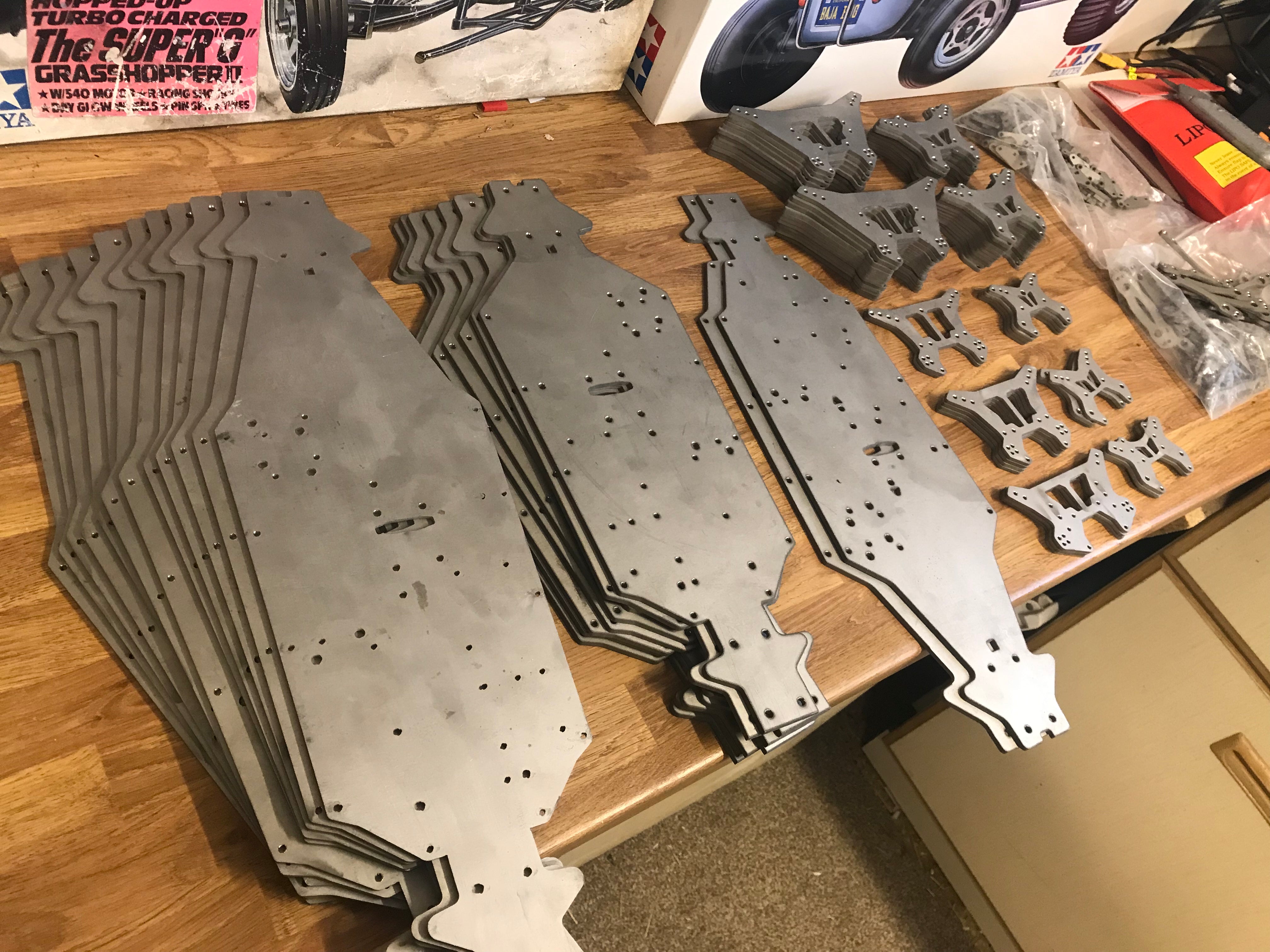 First full batch of titanium – Scorched Parts RC