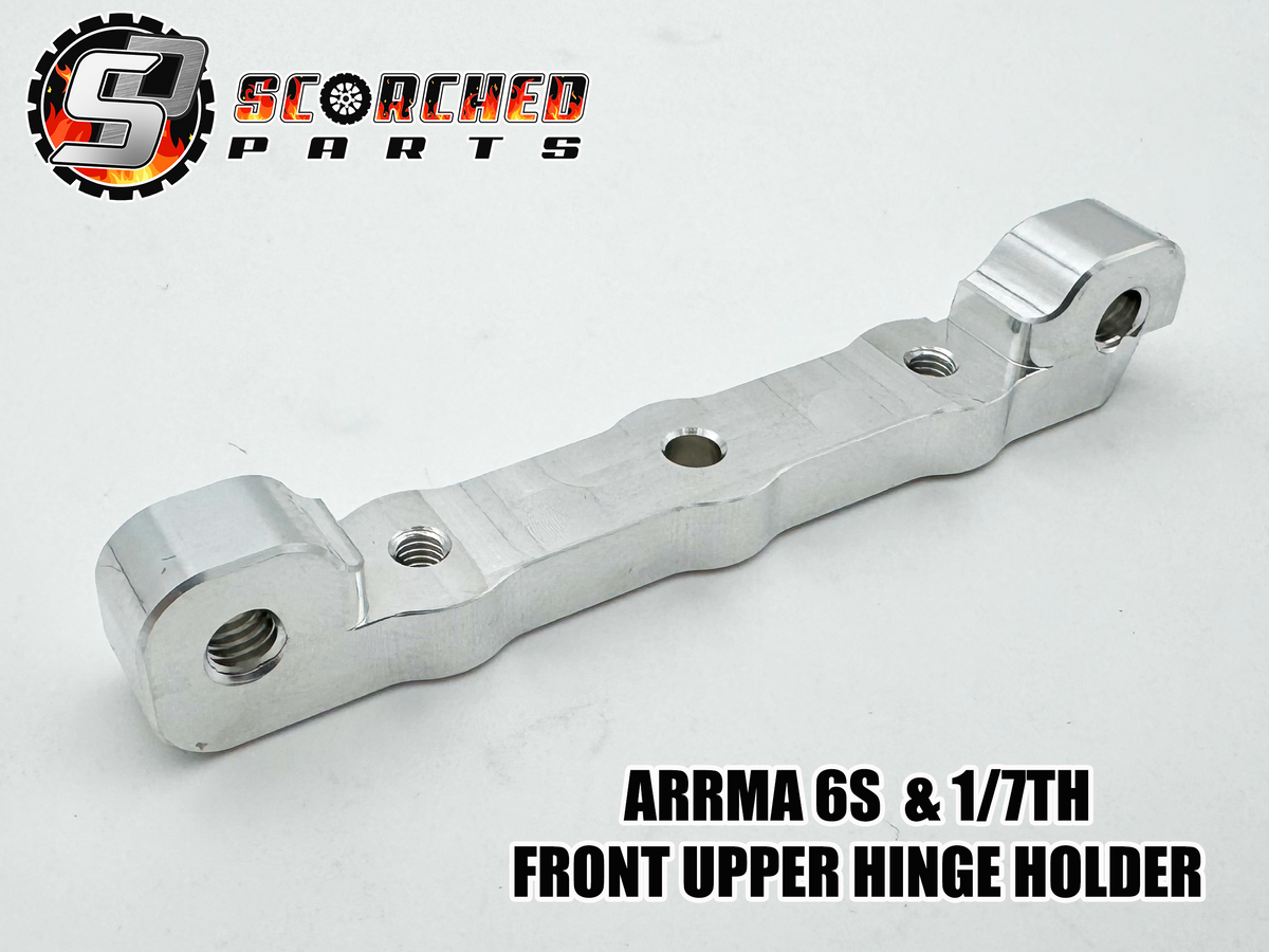 Front Upper Hinge Pin Holder 7075 T6 - for Arrma 6s and 1/7th Range ...