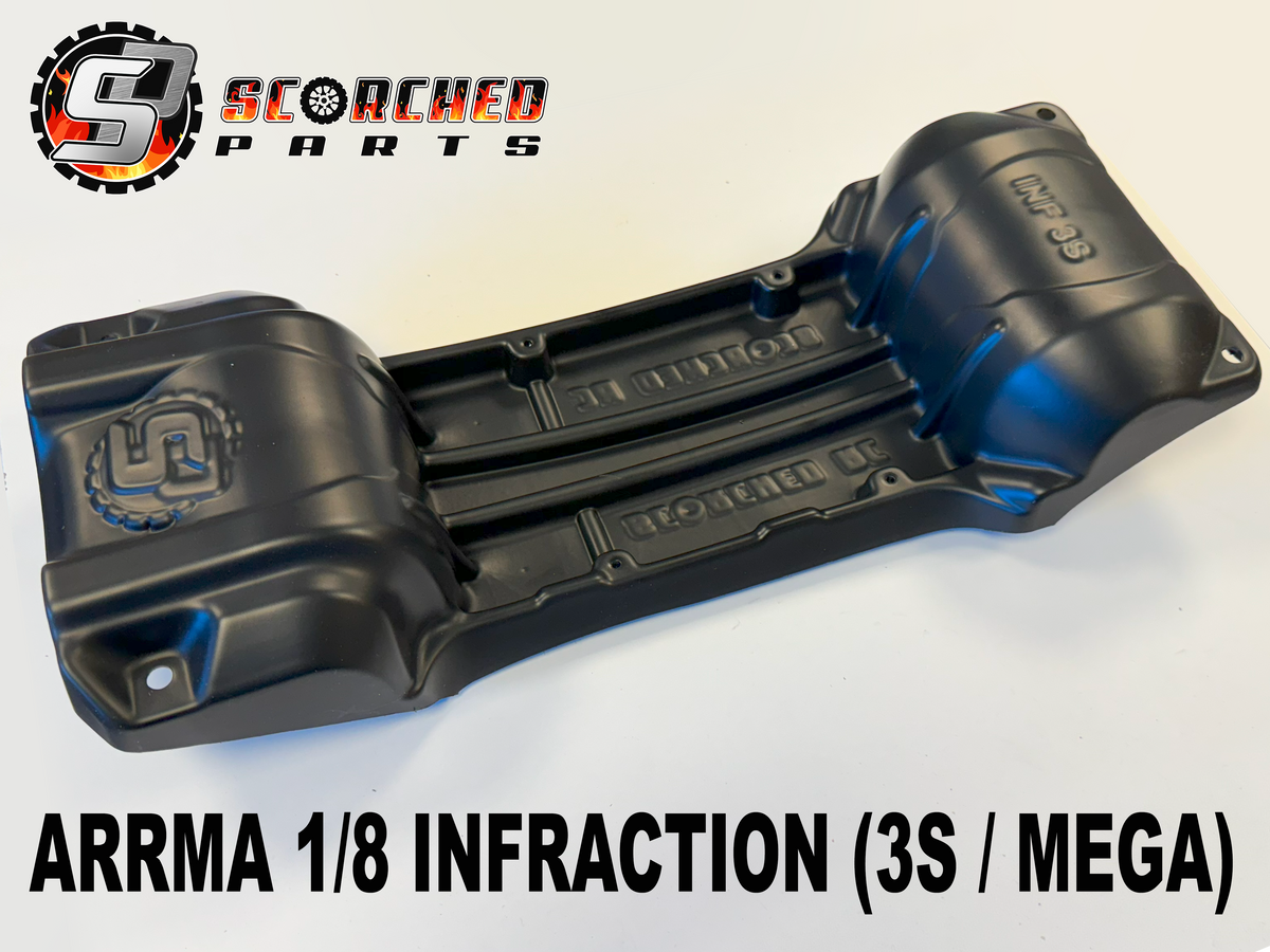 Inner Fenders / Mudguards - for Arrma 1/8 Infraction (3S and Mega ...