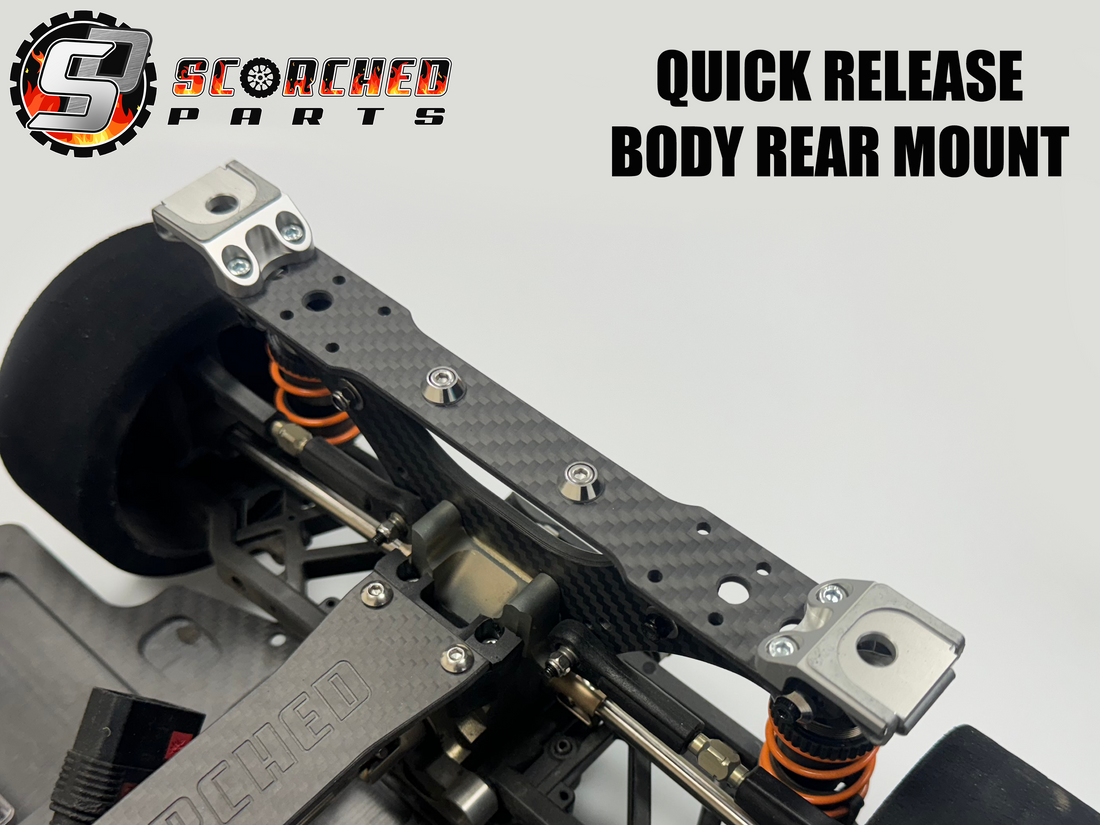 Body Mount Quick Release - Rear Mount – Scorched Parts RC