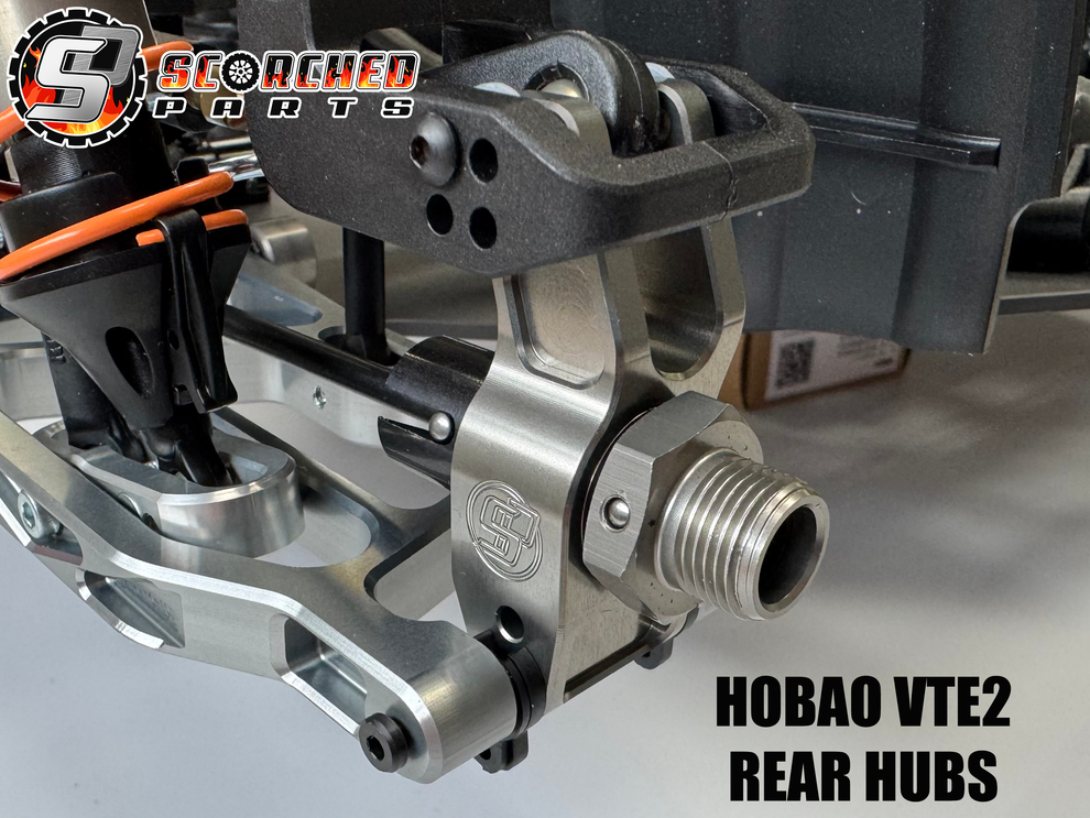 Steering Knuckle & Hubs Upgrade set - for Hobao VTE2 / VS2 – Scorched ...