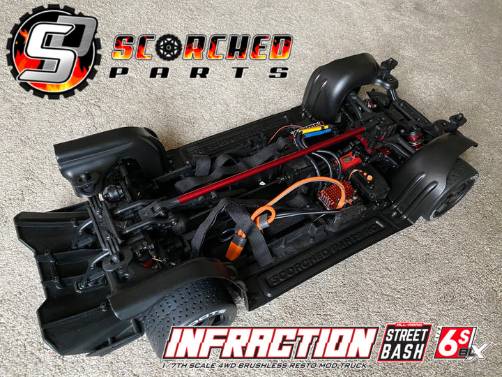 Upgrades for Arrma 1/7 Infraction – Scorched Parts RC