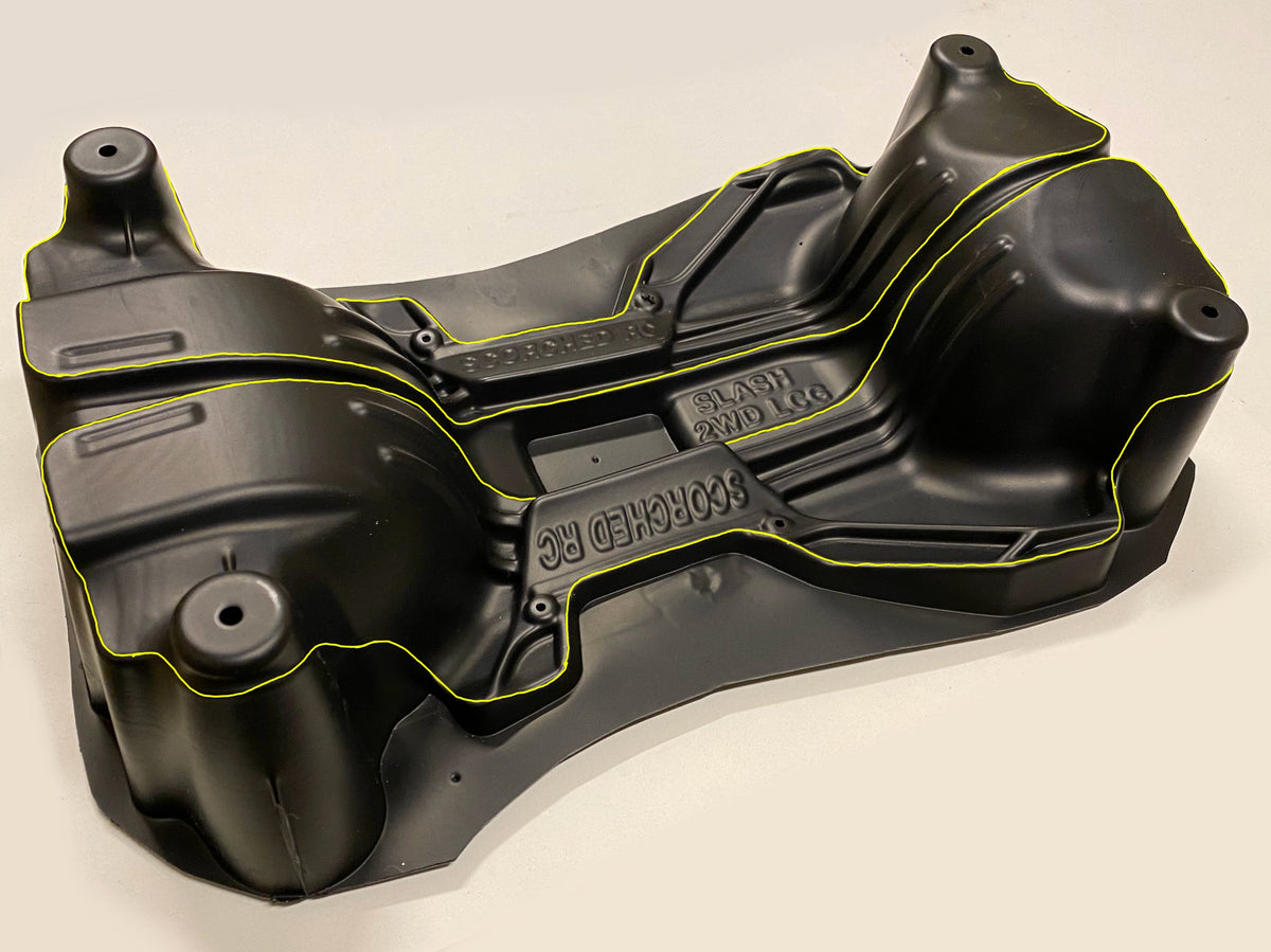 Inner Fender Wells / Mudguards - for Traxxas Slash 2WD (LCG) – Scorched ...