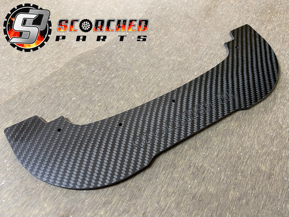 Carbon Fibre Front Splitter - for Arrma 1/7 / Delta Plastik Ford C100 ...
