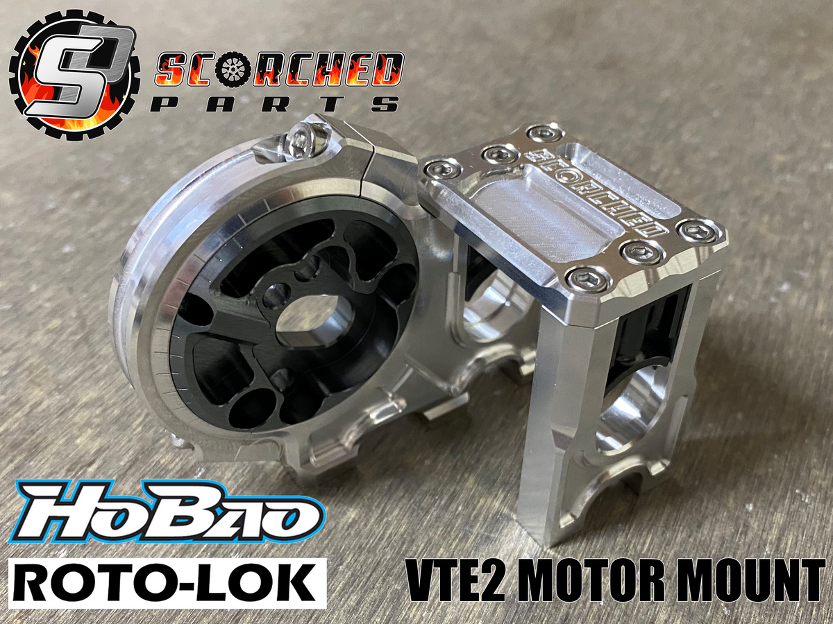 Roto-lok Motormount - for HOBAO VTE VTE2 GTB etc – Scorched Parts RC